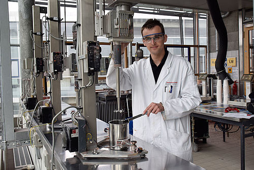 Farbenfroh: Florian Kaiser berichtet über sein Studium